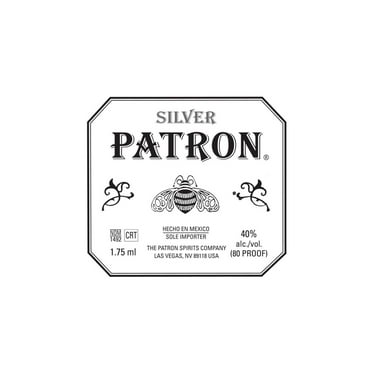 Patron Label Logo Edible Cake Topper Frosting Sheet - Walmart.com