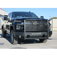 Warrior Products Winch Front Bumper With D-Ring Mounts and Brush Guard ...