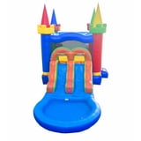 Walmart Pogo Bounce House, Modular Dual Slide with Water Slide & Splash ...