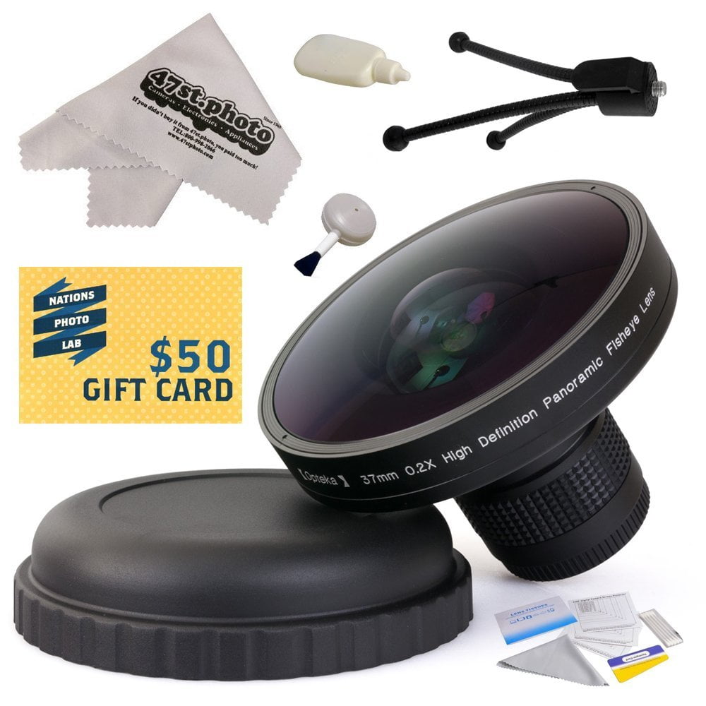 Ultimate Opteka 220Deg "Vortex" Fisheye 0.2x HD Panoramic Lens for ...