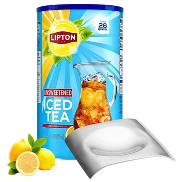 Lipton Instant Unsweetened Iced Tea Powder Mix, 30 qt (Pack of 2 ...