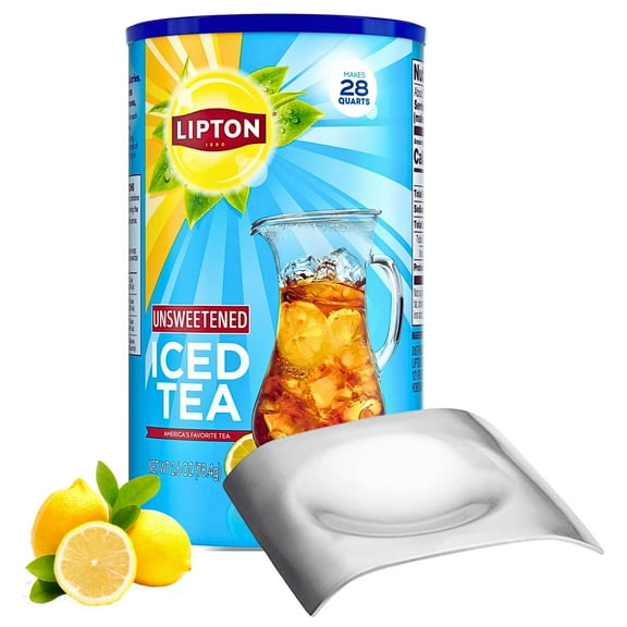 Lipton Instant Unsweetened Iced Tea Powder Mix, 30 qt (Pack of 2 ...