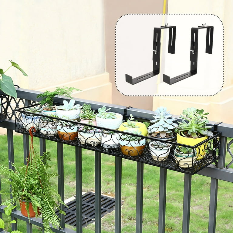 Powder Coated Steel Railing Hook for Hanging Basket