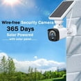 CAMCAMP 2K/4MP Solar Security Camera with Base Station Wireless Outdoor ...