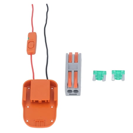 Battery Adapter Connector, Safe Wide Usage ABS Stable Connection Power ...