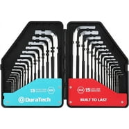 PITTSBURGH SAE and Metric T-Handle Ball End Hex Key Set, 18 Piece ...