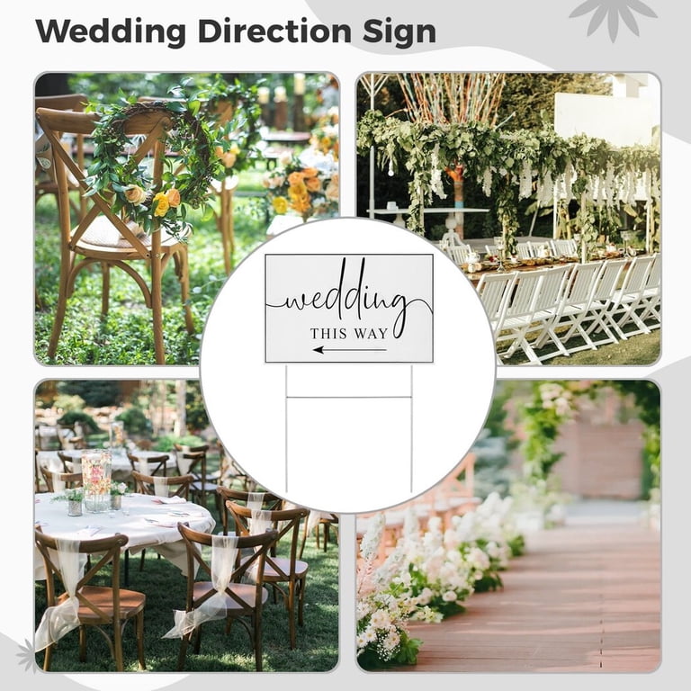 Wedding direction signs 60 photos - Astyledwedding.com