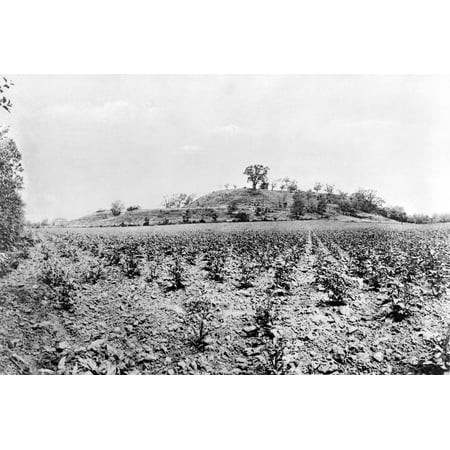 Illinois: Cahokia Mound. /Nearthwork Built By The Ancient Native ...