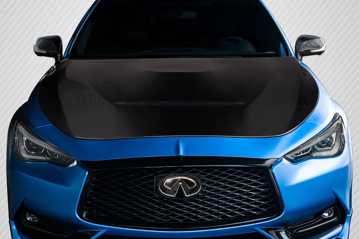 2017-2022 Infiniti Q60 Carbon Creations GTS Look Hood - 1 Piece ...