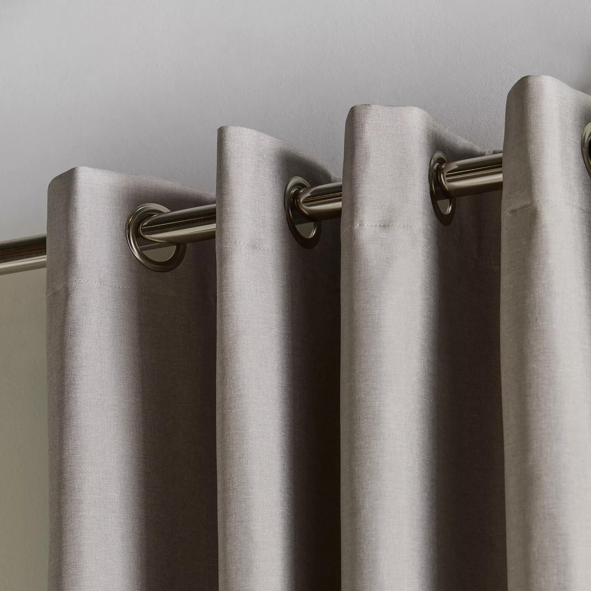 Click here for Bouclair Beige Chambray Blackout Curtain 52x84 In... prices