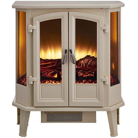 Hersh 5-Sided Freestanding Indoor Infrared Electric Stove with ...