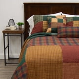 Donna Sharp Campfire Square Twin Patchwork Pieced Cotton Quilt ...