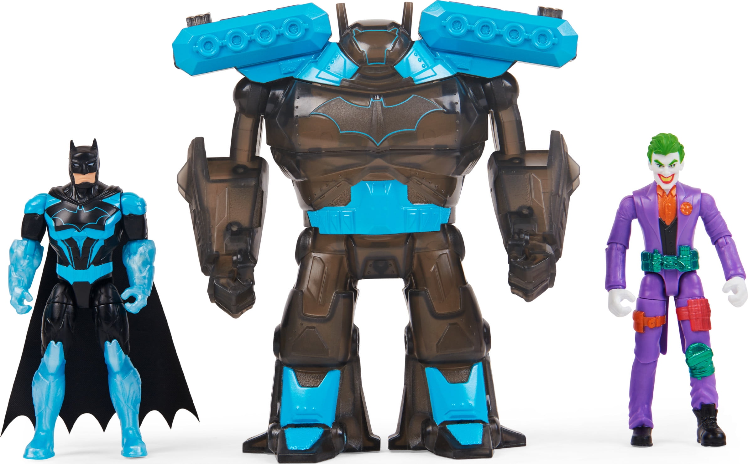 Batman 4-inch Action Figure Set with Tech Armor (Walmart Exclusive ...