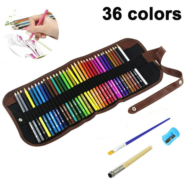 Colored Pencils Set, Professional Water Soluble Pencil Set for Adults ...