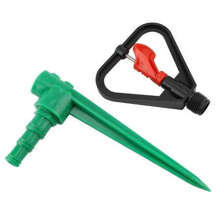 Garosa 1/2inch Plastic Lawn Garden Sprinkler 360 Degree Water Spray ...