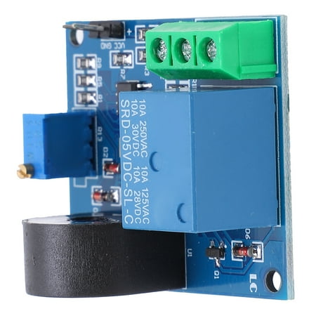 Zerodis Current Sensor Module PCB Small 5V Relay AC Overcurrent ...