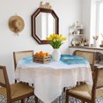 Blue Waves Summer Beach Table Cloth 60x60in, Waterproof Square ...
