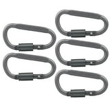 5pcs Professional D-Shaped Carabiner Heavy Duty D-ring Lightweight ...