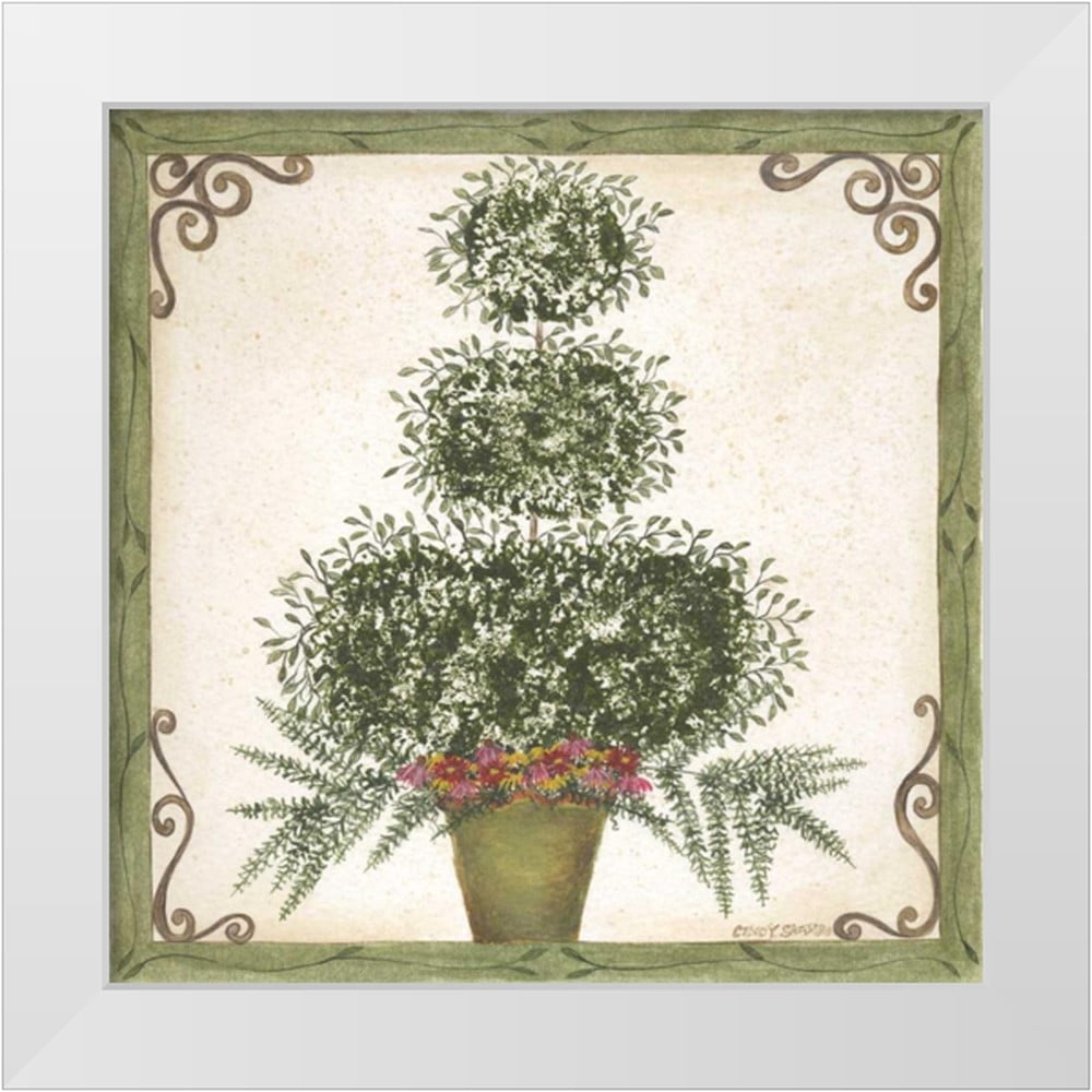 Shamp, Cindy 15x15 White Modern Wood Framed Museum Art Print Titled ...