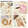Brass Seal Stamps with Wood Handle for DIY Scrapbooking Maple Leaf 25mm ...