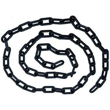 2m X 6mm Plastic Chains Barrier Safety Plastic Chain Warning Post Road ...
