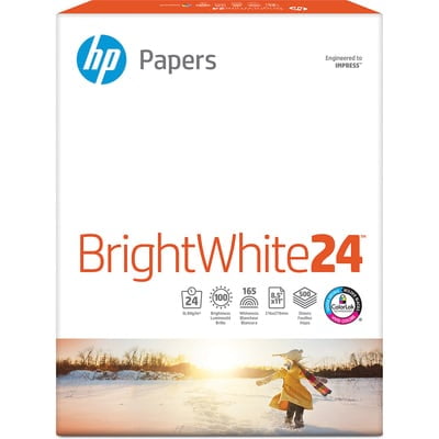 HP Bright White Inkjet Paper | 500 Sheets | Letter | 8.5 x 11 in ...