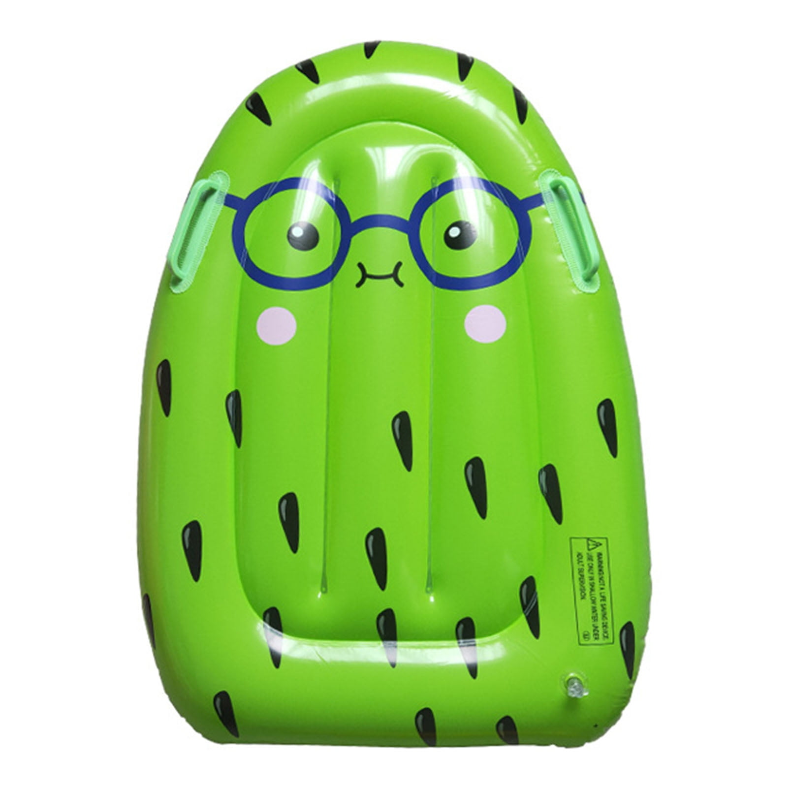 CherryHome Pool Float Surfboard Fruit Pattern Water Entertainment Toy ...