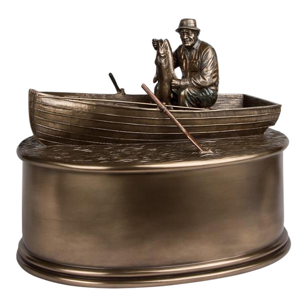 Perfect Memorials Large Fisherman Cremation Urn - Walmart.com
