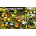 100 Pack Multicolor Mini Resin Ducks to Hide, 35 Unique Styles Solid ...