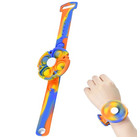Pop it Watch Spinner Band Fidget Toy for Boys and Girls Bubble Popping ...