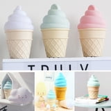 Xinyolin Novelty Ice Cream Shaped LED Desk Table Night Light Bedroom ...
