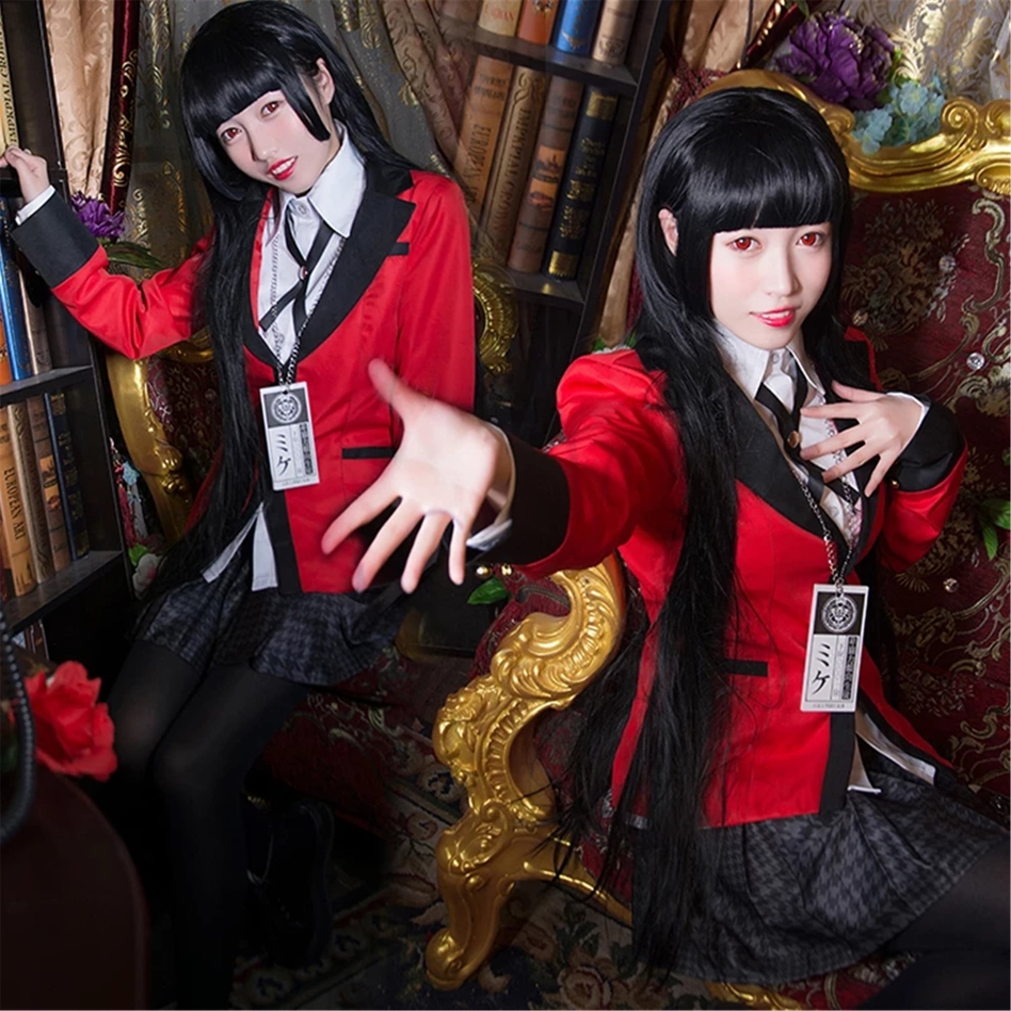 Buy Kakegurui Yumeko Jabami Costume Party Cosplay For Girls Online at ...