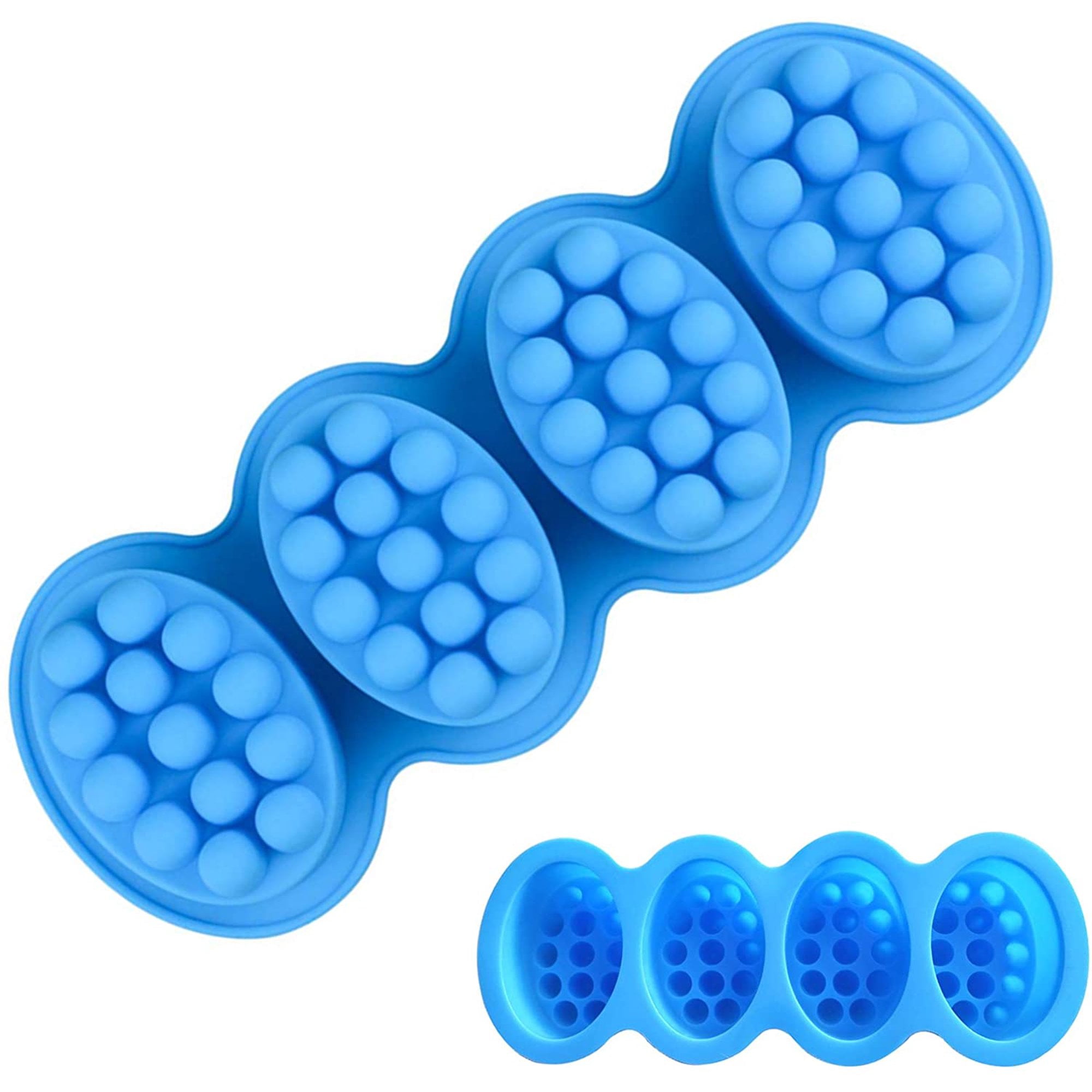 WAAHIBA 3D Silicone Massage Bar Soap Molds, Handmade Soap Molds for ...