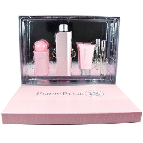 Perry Ellis 18 by Perry Ellis for Women - 4 Pc Gift Set 3.4oz EDP Spray ...