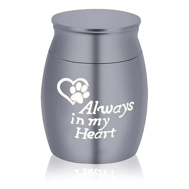 Hongchun 1 Piece Stainless Steel Mini Dog Urns Small Keepsake Urns For ...