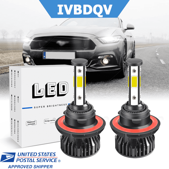For Ford Flex 2009-2018 LED Headlight Bulbs H13/9008 High/Low Beam Kit ...
