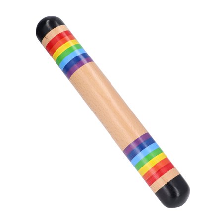 Rain Maker Sound Toy, Wooden Rain Stick Hand Painted Craft Auditory ...