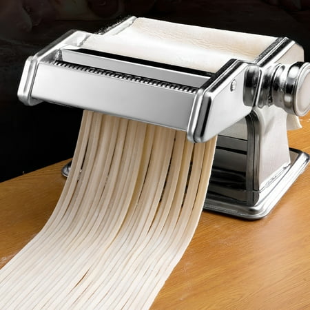 Pasta Maker Machine 6 Thickness Adjustable Dough Roller Machine Manual ...