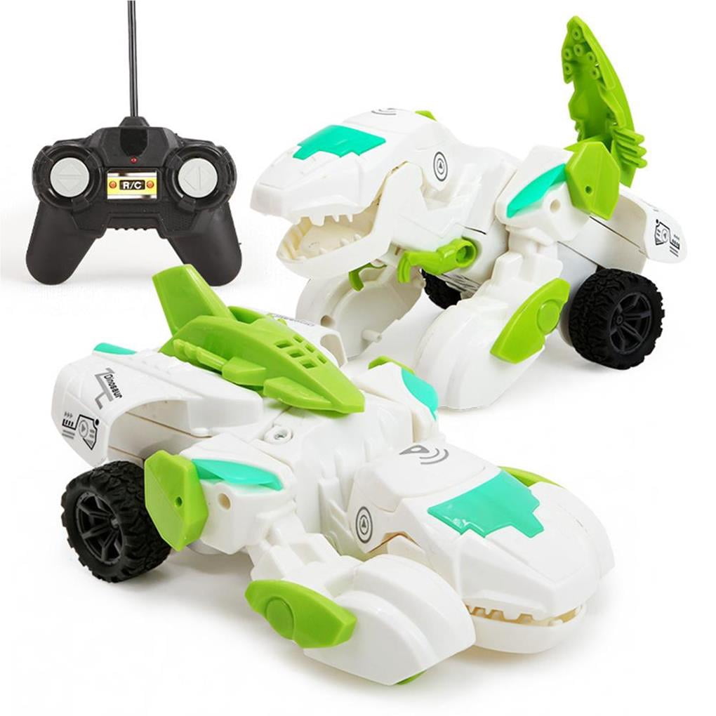 Linyer 2 in 1 Dinosaur Cars for Dinosaurs Toy One-button Shape-shifting ...