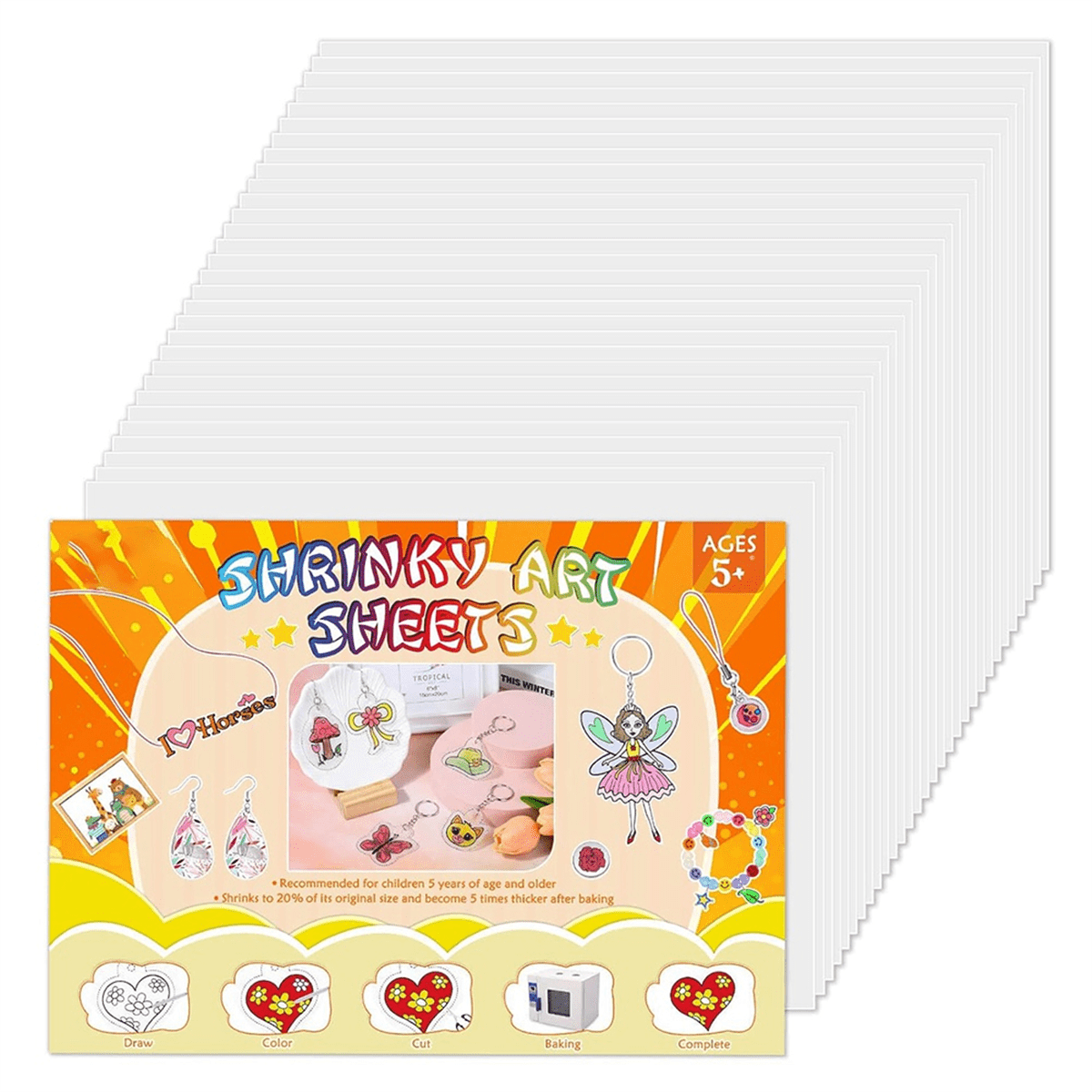 Click here for Unbranded Shrinky Art Paper  36pcs Shrink Paper Sh... prices