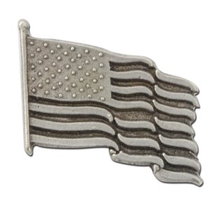 PinMart's Made in USA Veteran American Flag Enamel Lapel Pin - Walmart.com