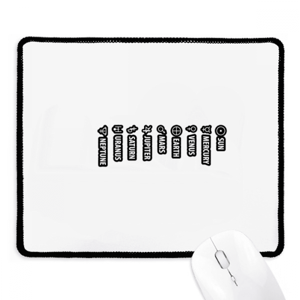 Expression Star Sun System Mousepad Stitched Edge Mat Rubber Gang Pad ...