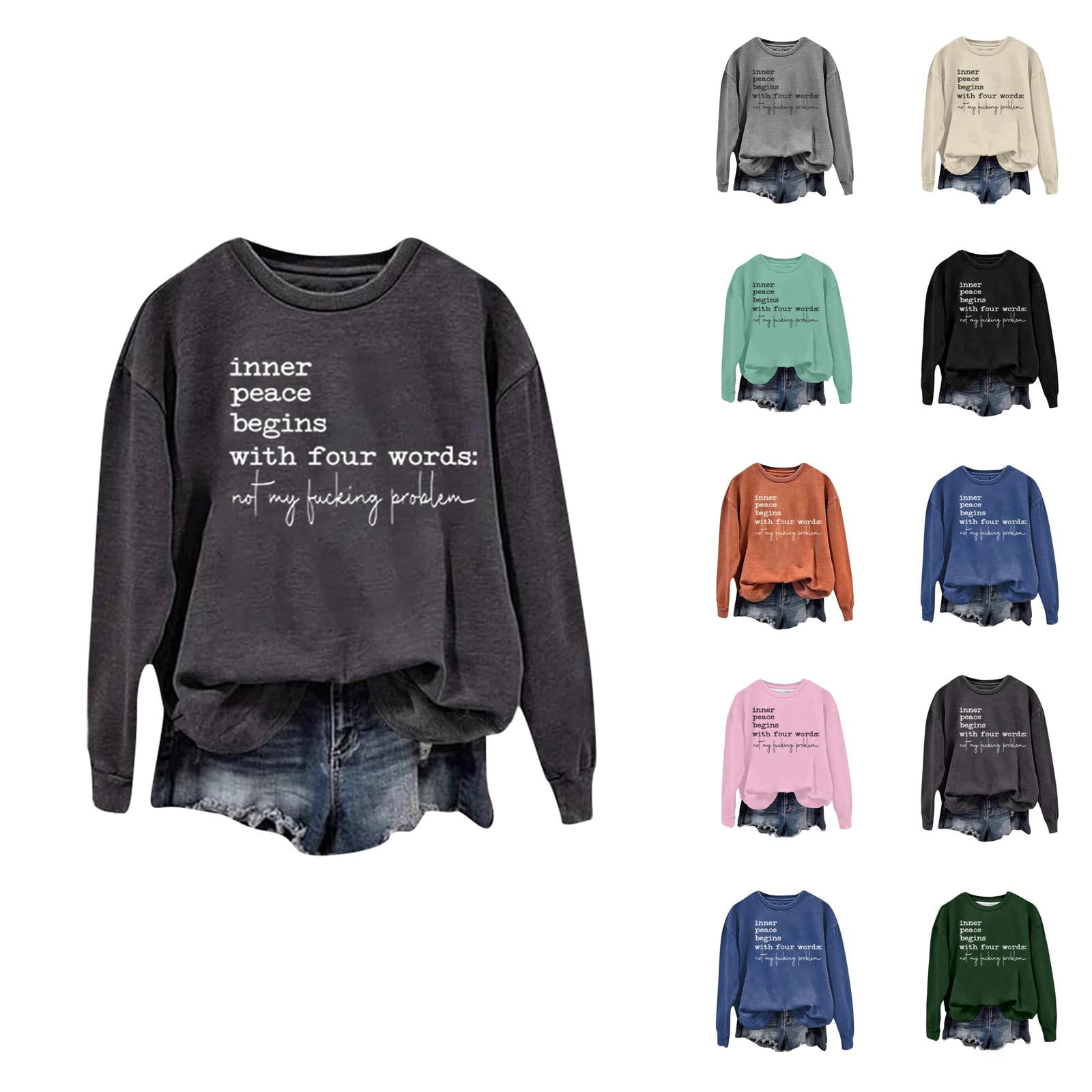 Click here for Generic Inner Peace Begins With Four Words Sweatsh... prices