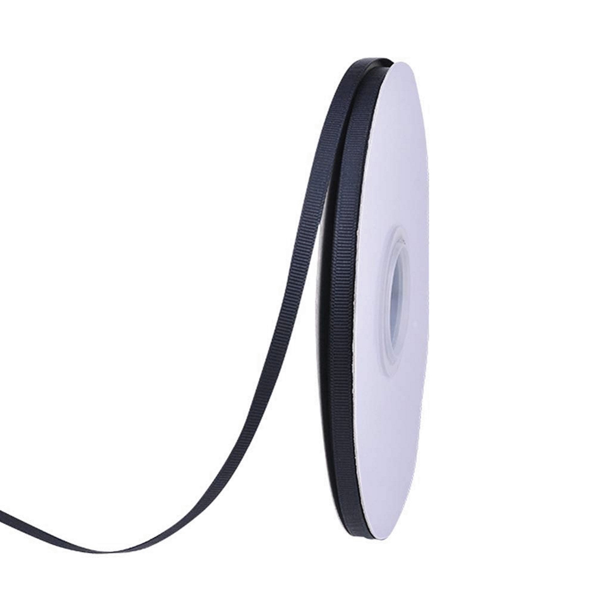 Black Grosgrain Ribbon - 1/4 Inch Wide - 50 Yard Spool - Walmart.com ...