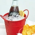 Yageerya Stainless Steel American-Style Fries Bucket Mini Red Snacks ...