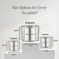 JoyUs Stackable Stainless Steel Steamer Pans, 6QT, Insert for Instant ...
