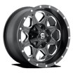 Fuel 1PC Aluminum Rim D634 ZEPHYR 17X8in Matte Bronze with Black Bead ...