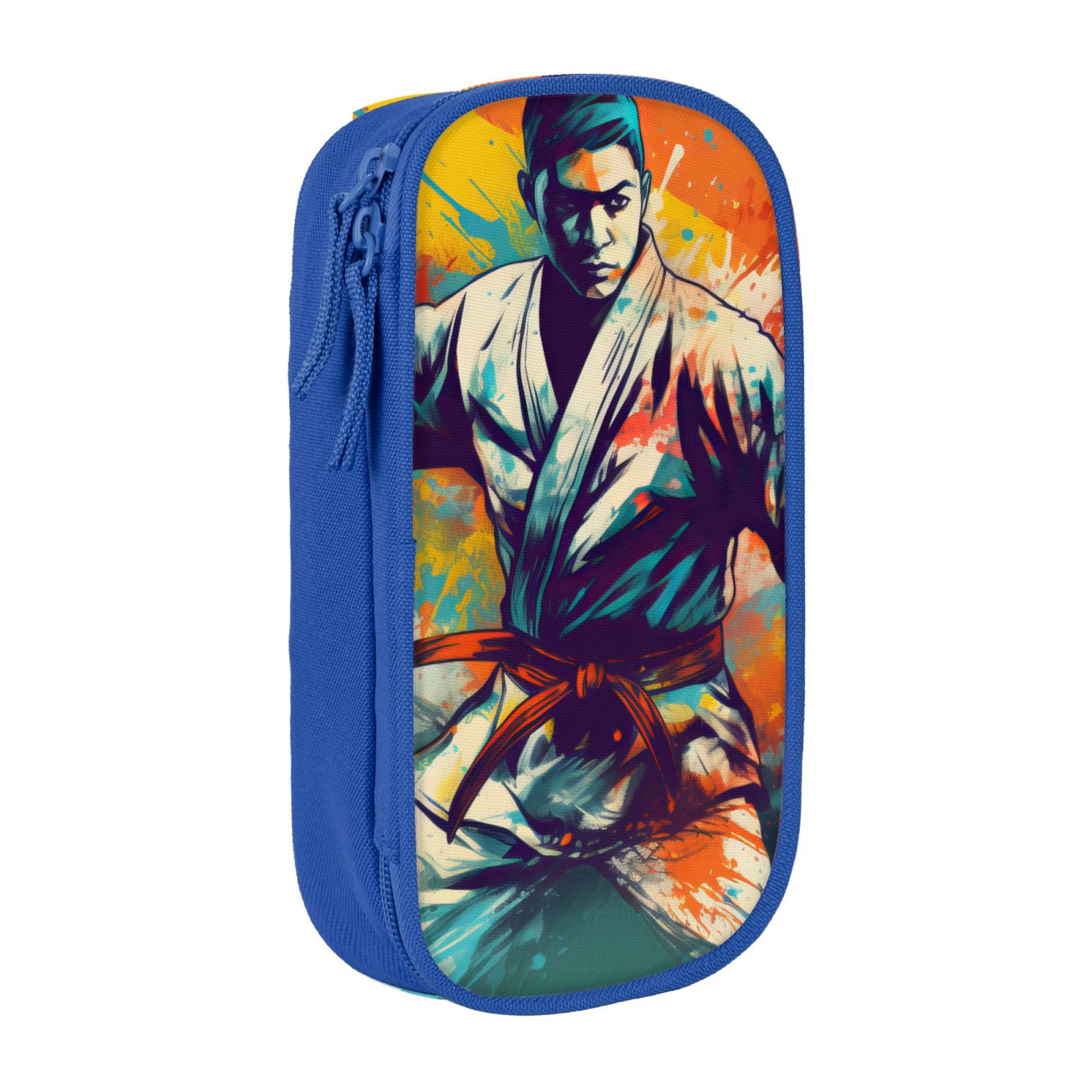 LNWH Large Storage Pencil Case, Jiu Jitsu Fighter Pattern with Zipper ...