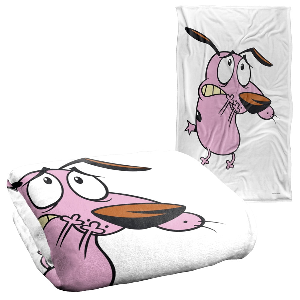Courage The Cowardly Dog Blanket, 36"x58", Season 2 Cover Silky Touch ...