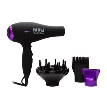 Professional Ionic Turbo Salon Dryer - Model # 1023 - Black by Hot ...